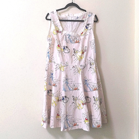 Dresses | Handmade Disney Princesses Fit And Flare Dress | Poshmark